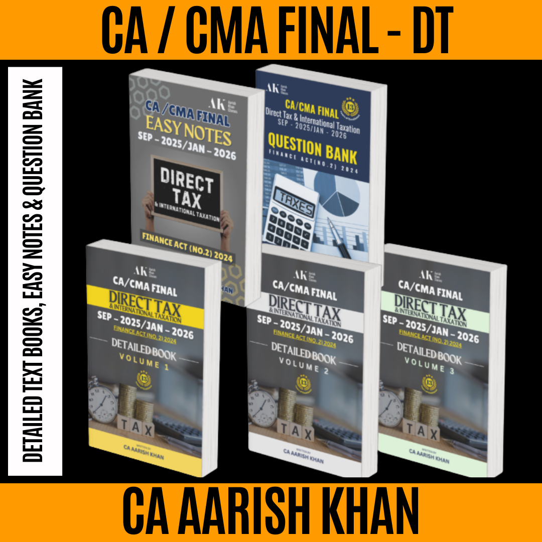 CA/CMA Final DT Full Set – Sep 2025/Jan 2026 - Evara Education