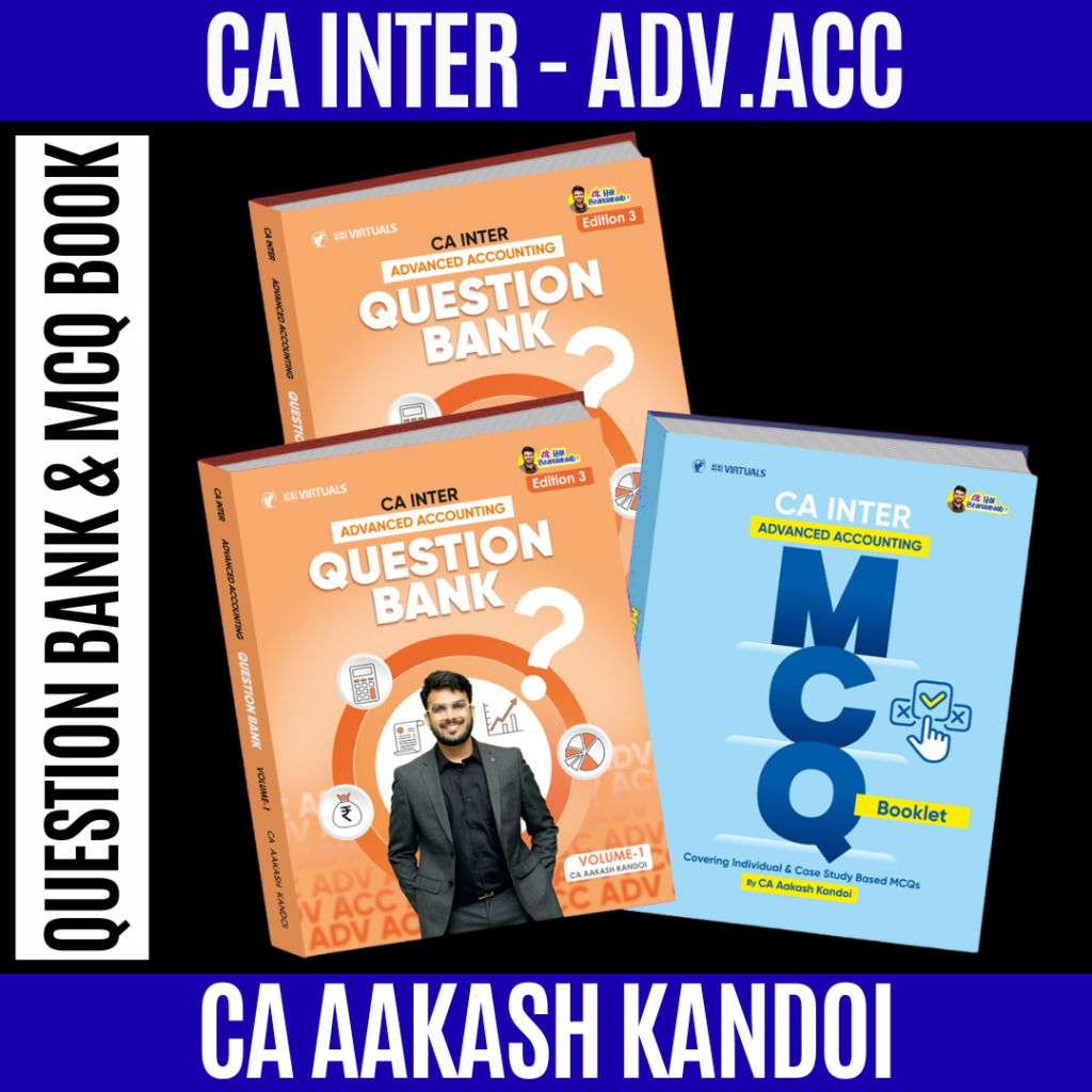 CA Inter Advanced Accounting Question Bank & MCQ Book By CA Aakash ...
