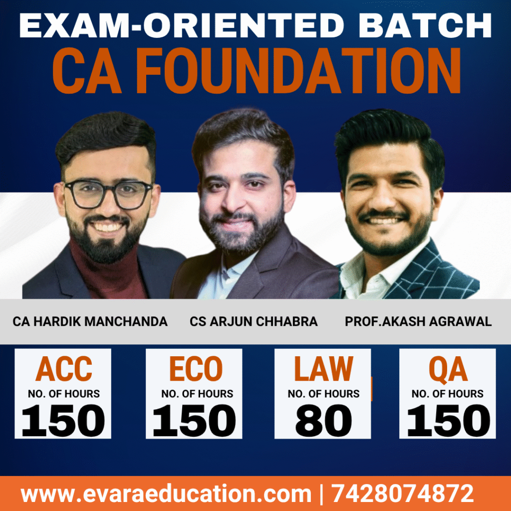 CA FOUNDATION – (Exam-Oriented Batch) All Subjects for May 2026 Exams ...